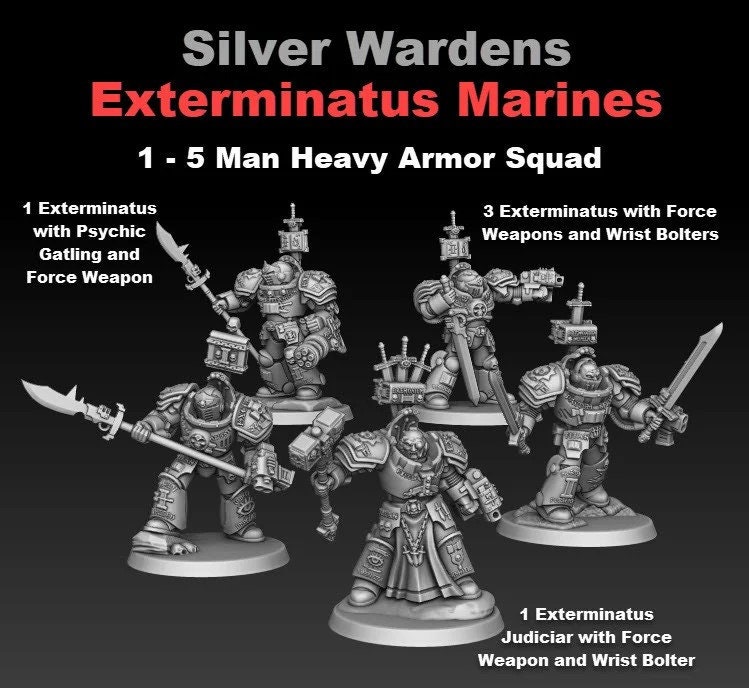 Silver Wardens Combat Area Patrol Kit - Etsy
