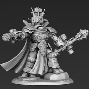 Dread Demon Slayer Knight - Silver Wardens | Wargaming Proxies - Etsy