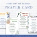 First Day of School Prayer Cards for Kids - Back to School - Religious ...