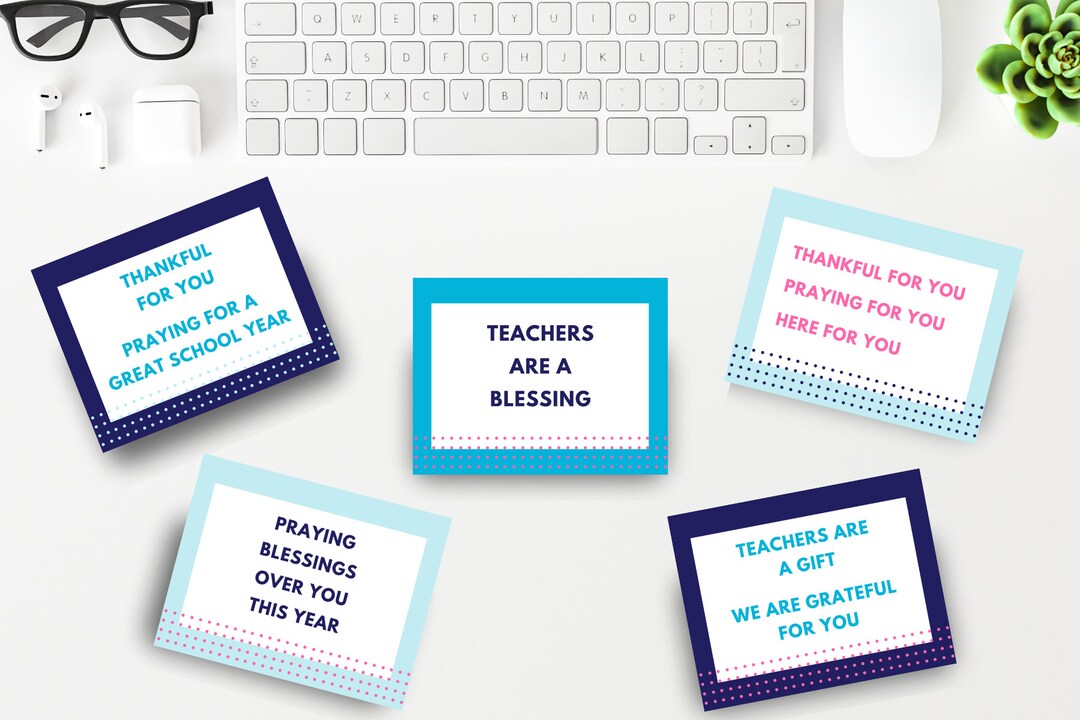 Christian Teacher Appreciation Postcards - Back to School Cards ...