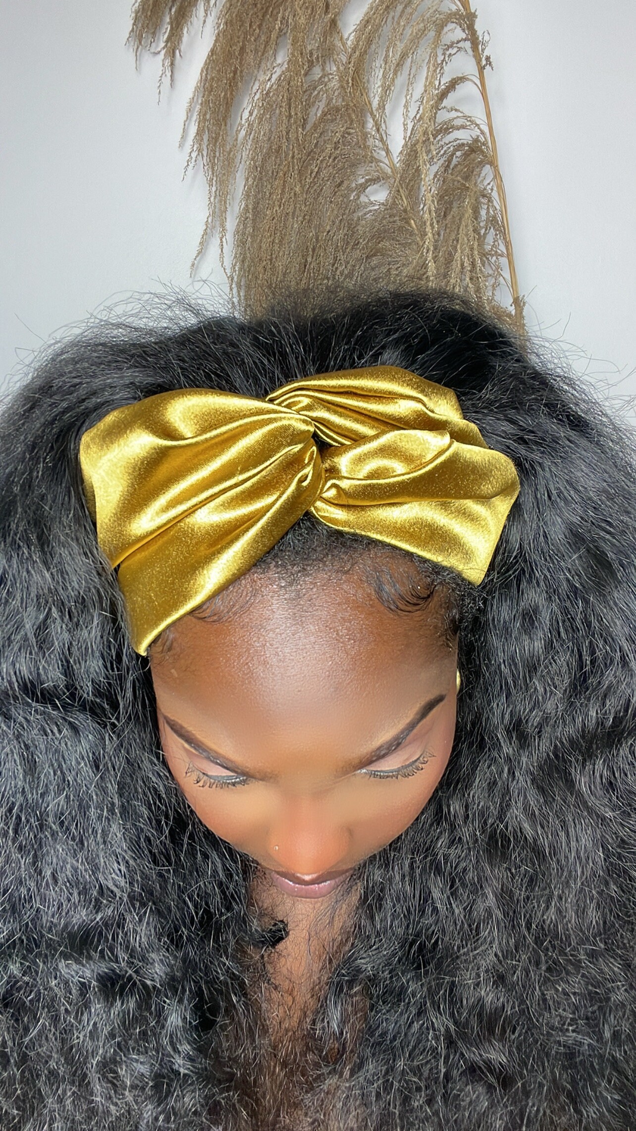 Gold Metallic Turban Headband - Etsy