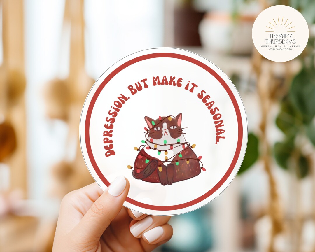 Funny Mental Health Stickers | Water Bottle Sticker | Laptop Sticker ...
