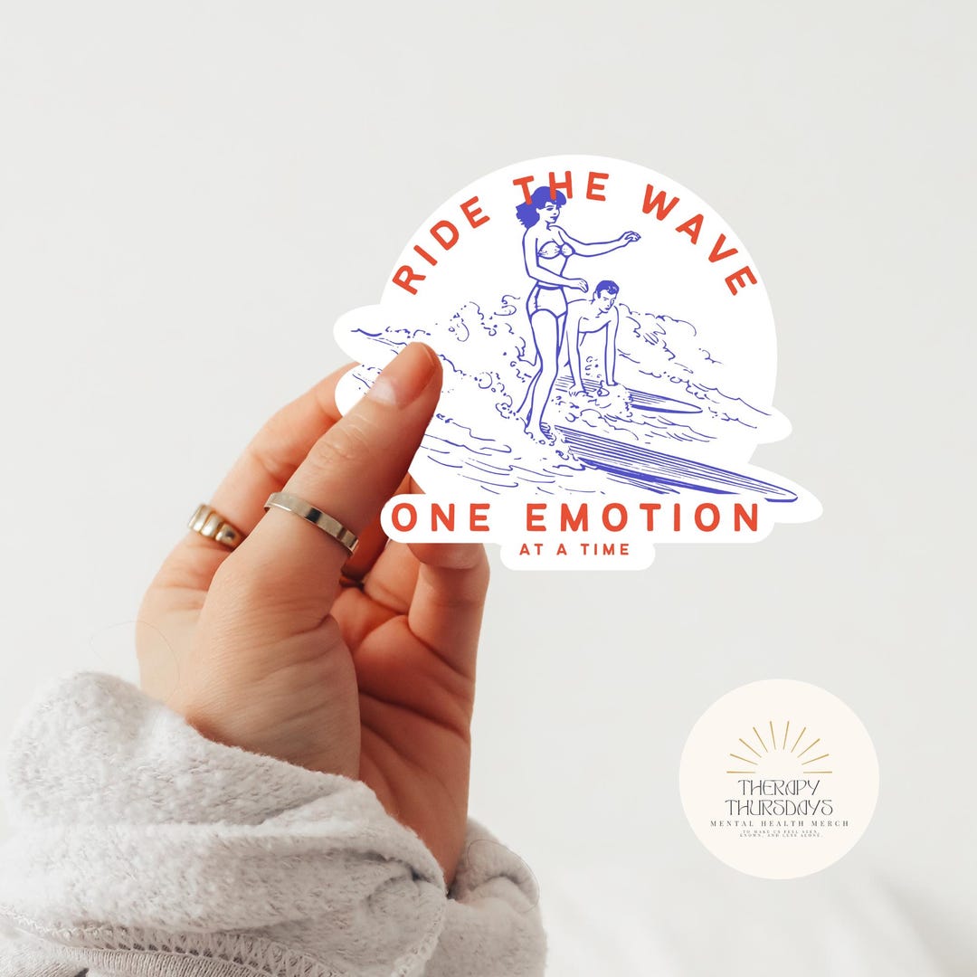 Emotion Sticker | Therapy Sticker | Funny Mental Health Sticker ...