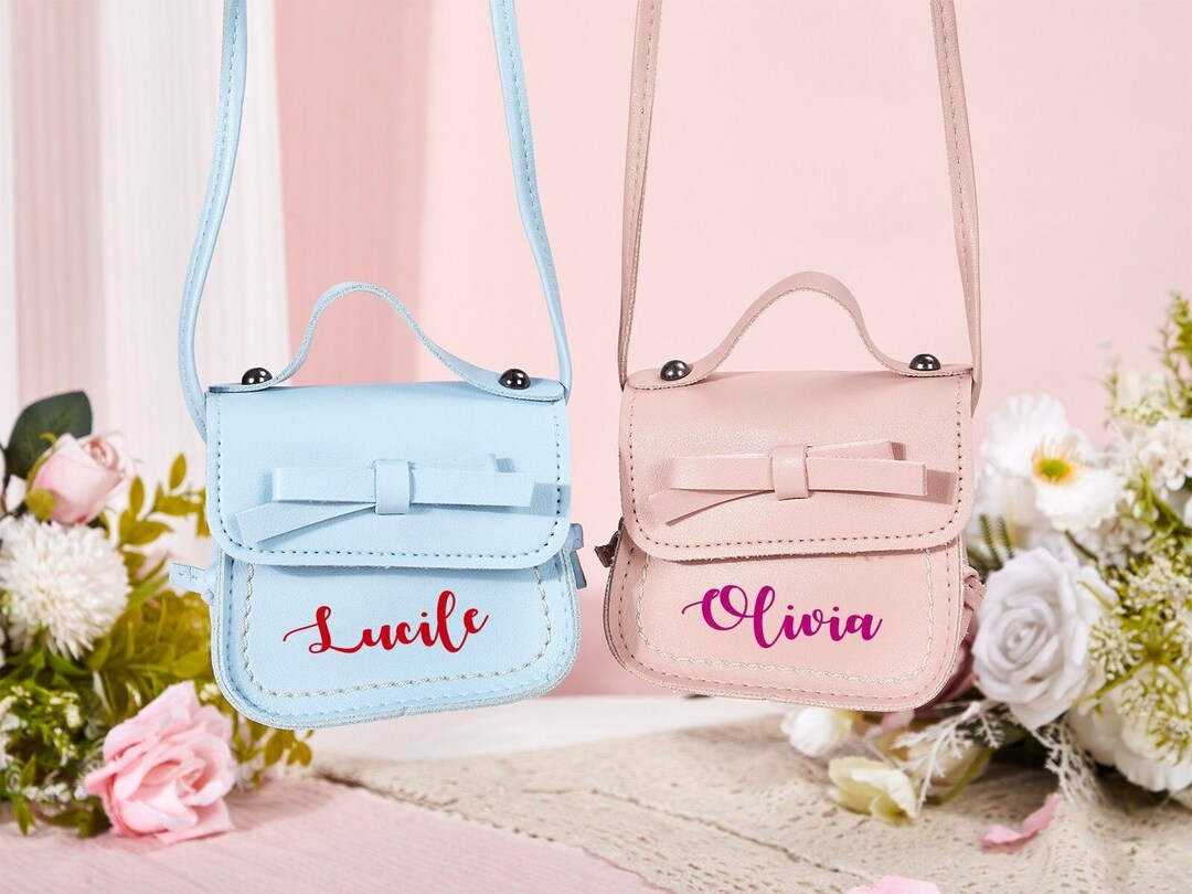 Personalized Crossbody Purse Bag for Girls Toddler Ribbon Purse Toddler ...