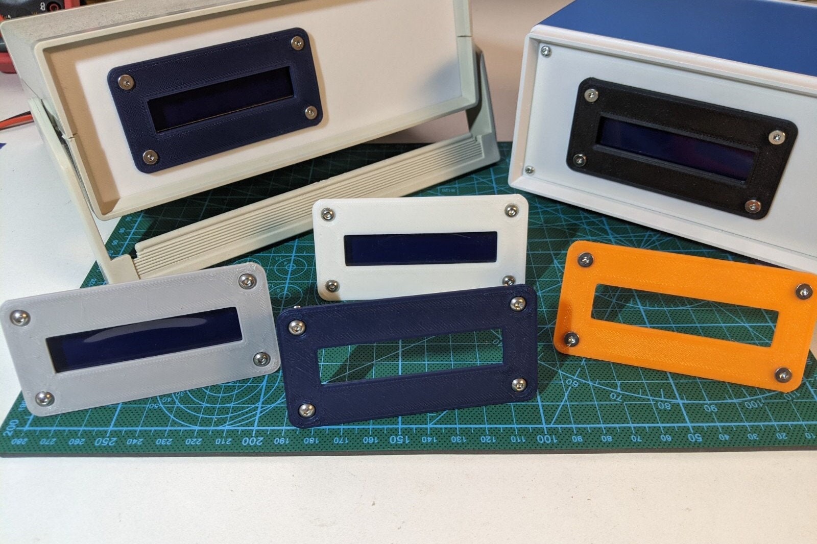 Arduino 1602 LCD Display Bezel, 3D Printed Electronics Mount, DIY Project Enclosure ...