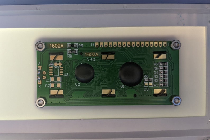Arduino 1602 LCD Display Bezel, 3D Printed Electronics Mount, DIY ...