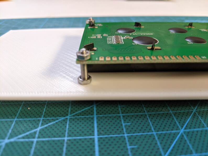 2004 Lcd Arduino Bezel 3d Printed Electronics Display Mount Diy Display Enclosure