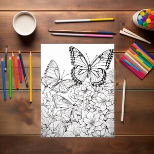 Coloring Pages for Kids Nature Coloring Pages for Relaxing Coloring ...