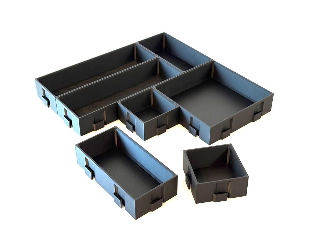 Modular Drawer Organizer Set – Adjustable Drawer Dividers for Home, Office, or Kitchen ...