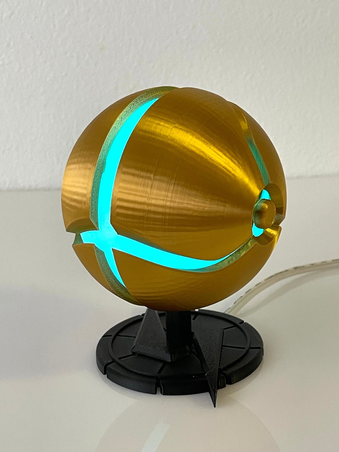 Metroid Morph Ball Light-up Display Samus Morph Ball From Metroid Prime ...