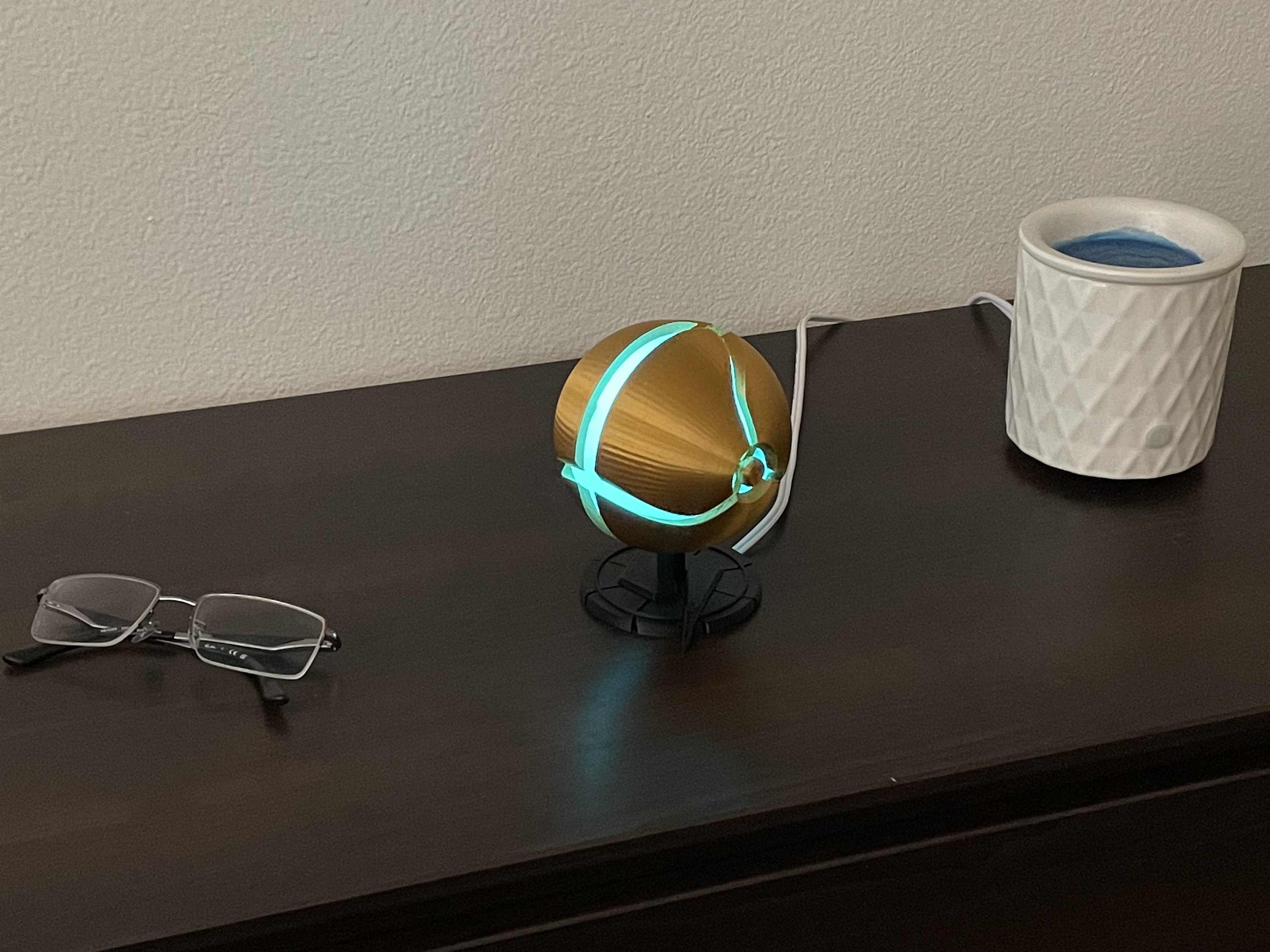 Metroid Morph Ball Light-up Display - Samus Morph Ball From Metroid ...