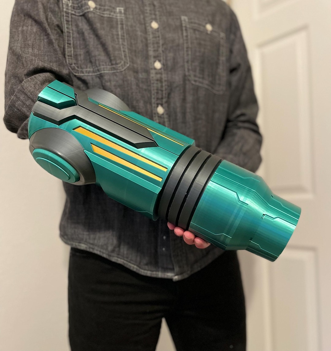 Samus Arm Cannon From Metroid Prime - Metroid Arm Cannon Life Size Prop ...