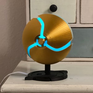 Metroid Morph Ball Light-up Display - Samus Morph Ball From Metroid ...