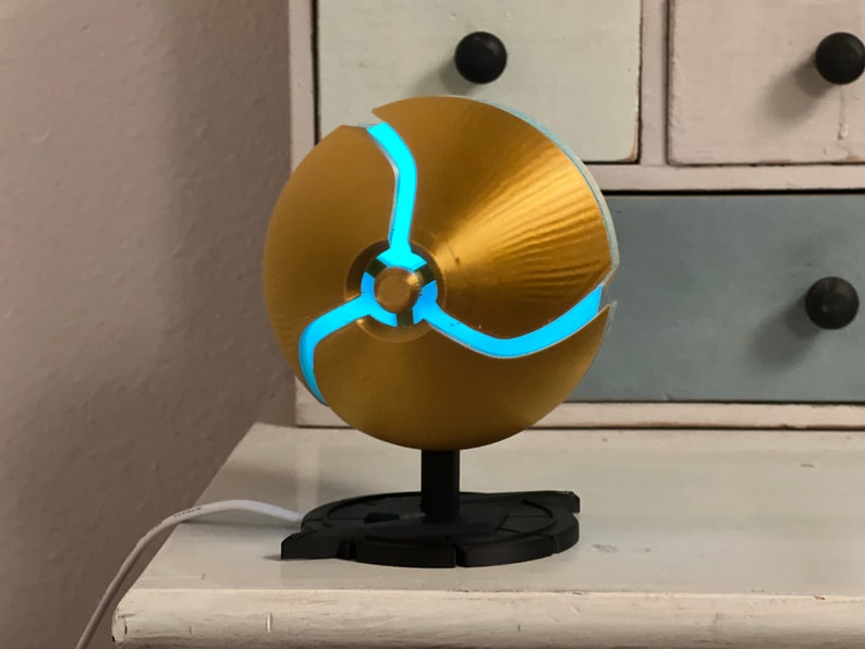 Metroid Morph Ball Light-up Display - Samus Morph Ball From Metroid ...