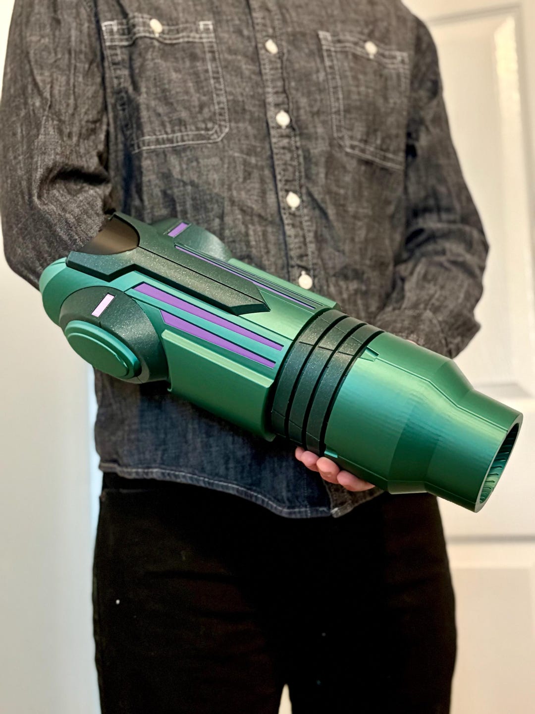 Metroid Prime 4 Arm Cannon - Samus Arm Cannon Life Size Prop to Scale ...