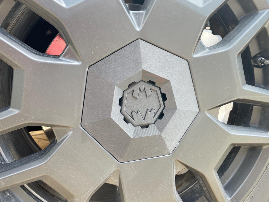 CUSTOM Wheel Caps for Tesla Cybertruck - Carbon Fiber Rim Center Covers ...