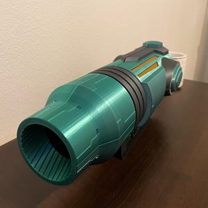 Samus Arm Cannon From Metroid Prime - Metroid Arm Cannon Life Size Prop ...