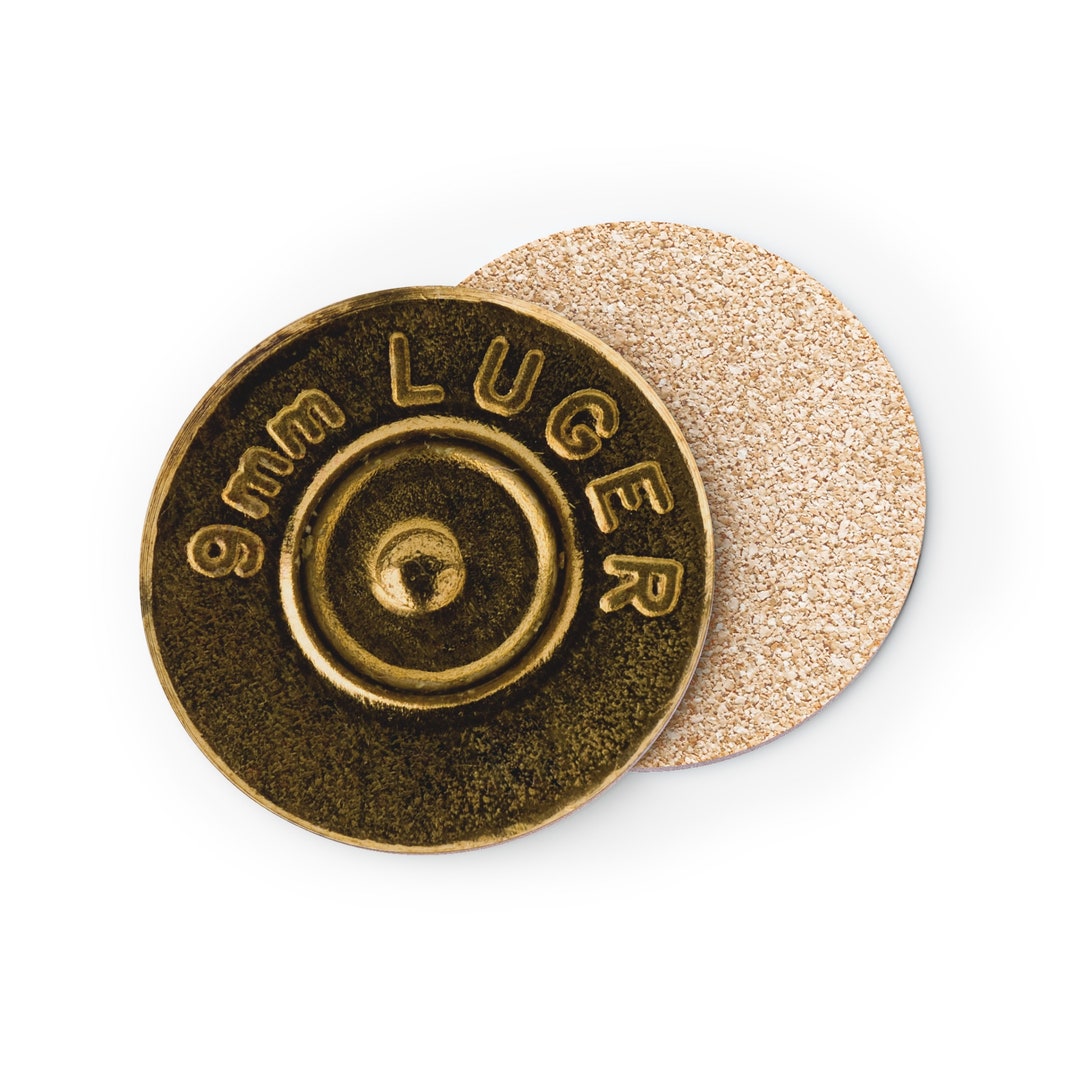 9mm, Shooting Sport, 9x19 Parabellum, Caliber, Ammo Coasters - Etsy