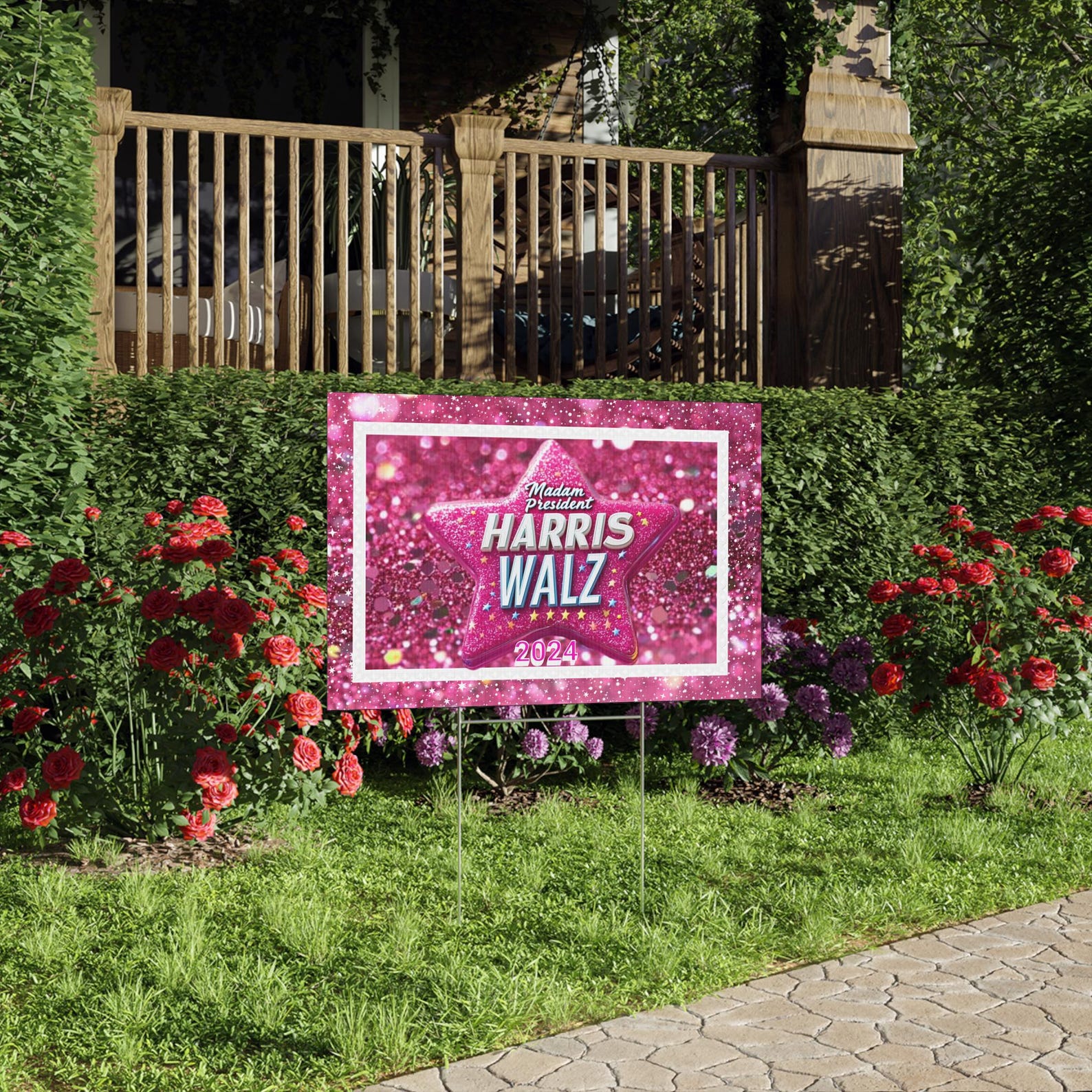 Kamala Harris-personalization Yard Sign Harris 2024 - Etsy