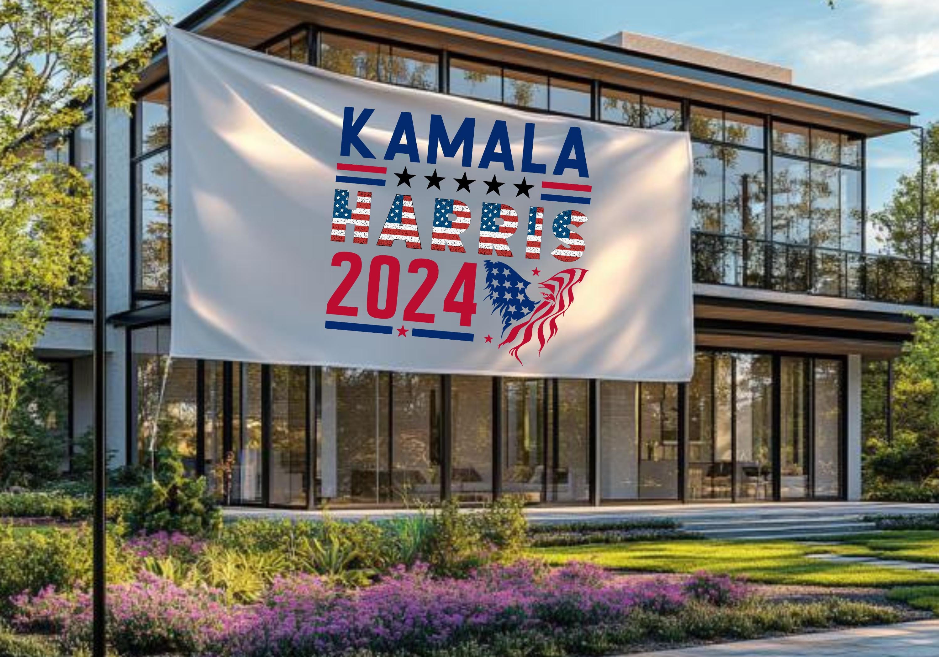 Kamala Harris Flag 2024 Elections Yard Flag Democrats Flag Kamala ...