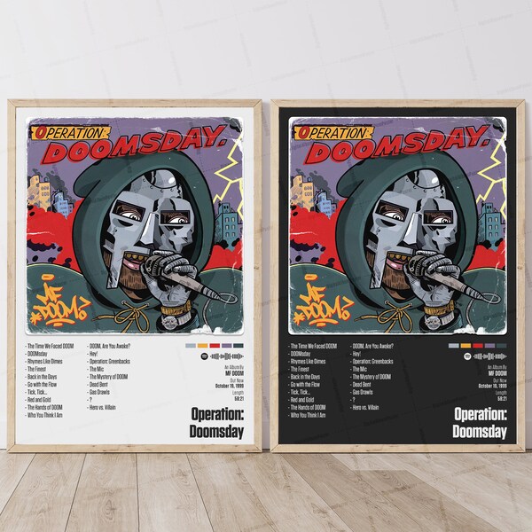 Mf Doom Poster - Shop Online - Etsy