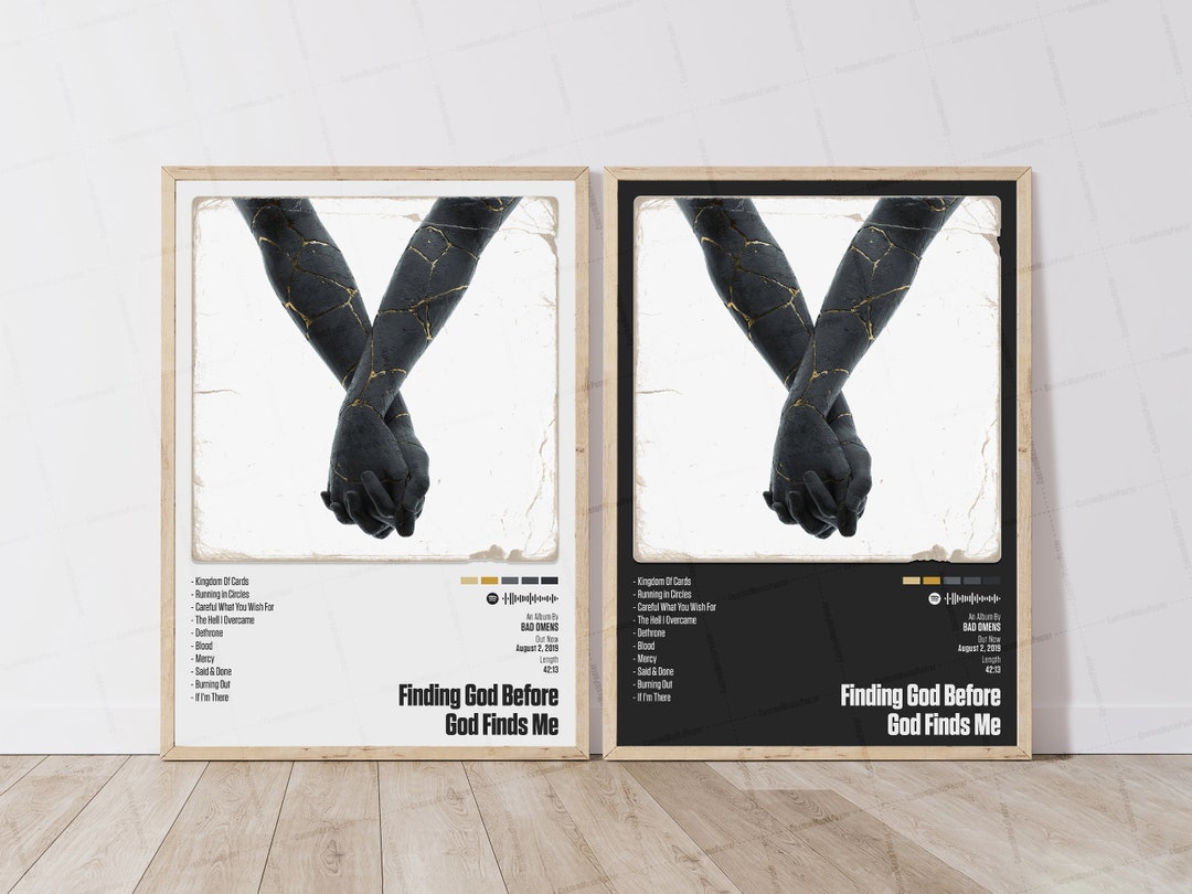 Bad Omens Poster Finding God Before God Finds Me Poster - Etsy