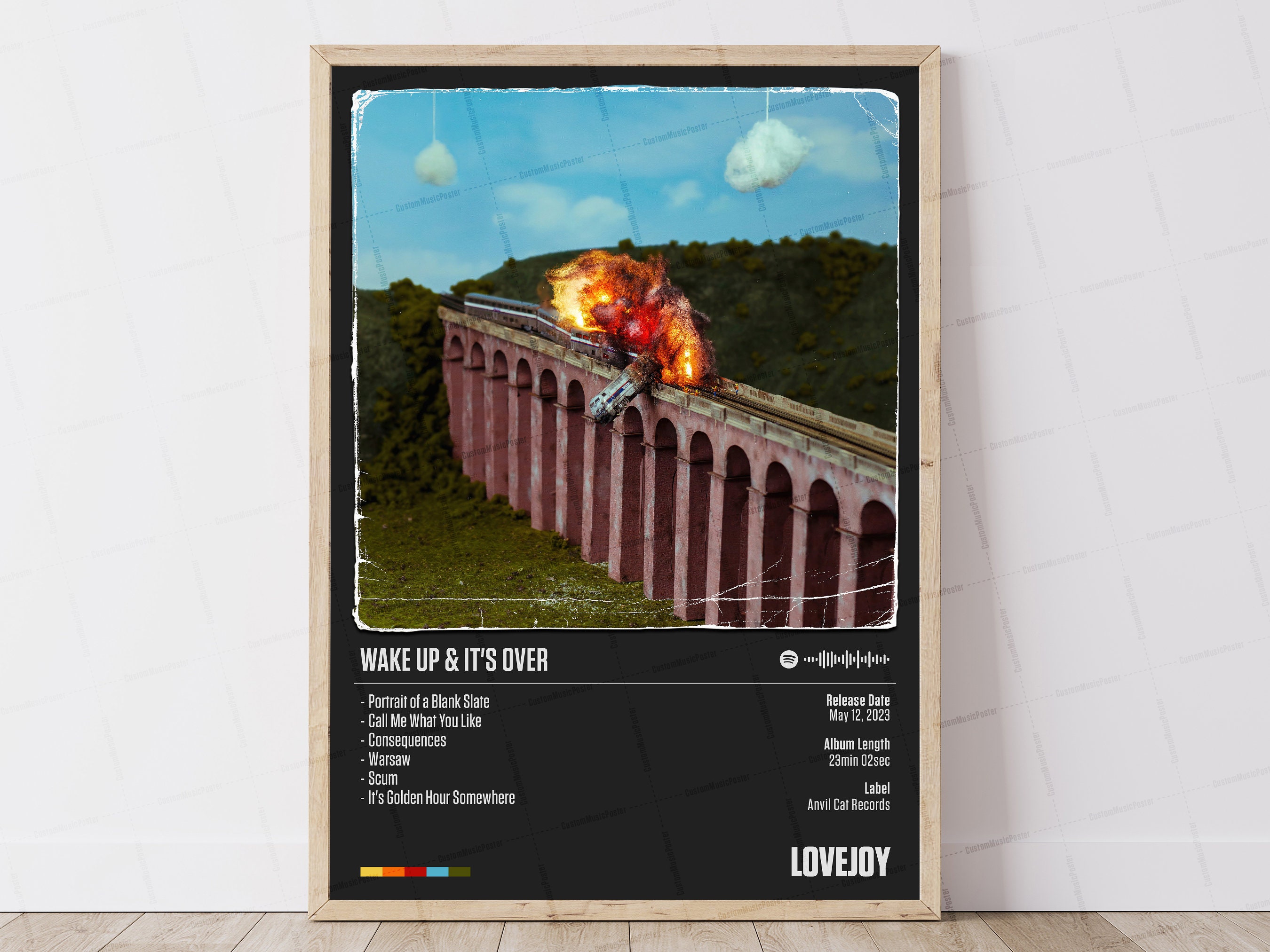 Lovejoy Posters / Wake up & It's Over Poster Album Cover - Etsy