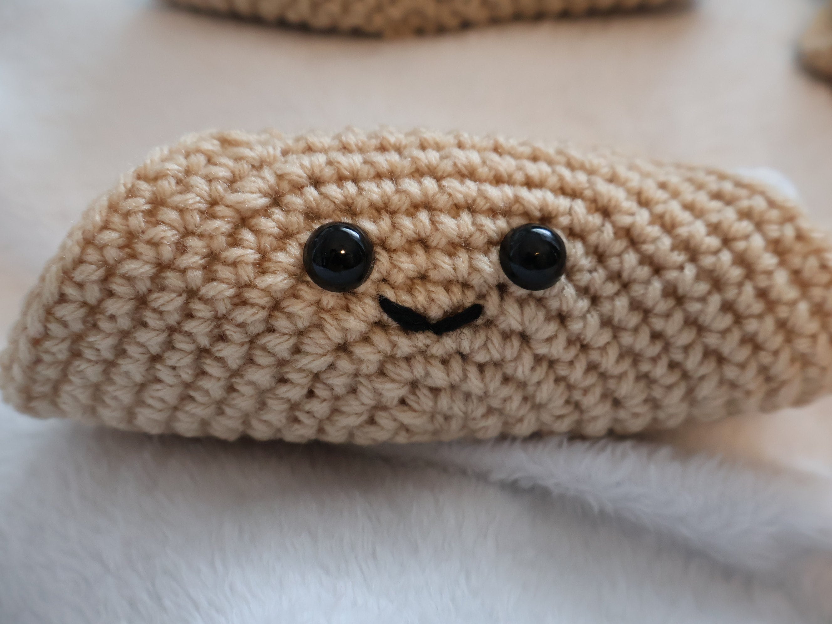 Crochet Cannoli Plushie: Handmade Stuffed Dessert Toy - Etsy