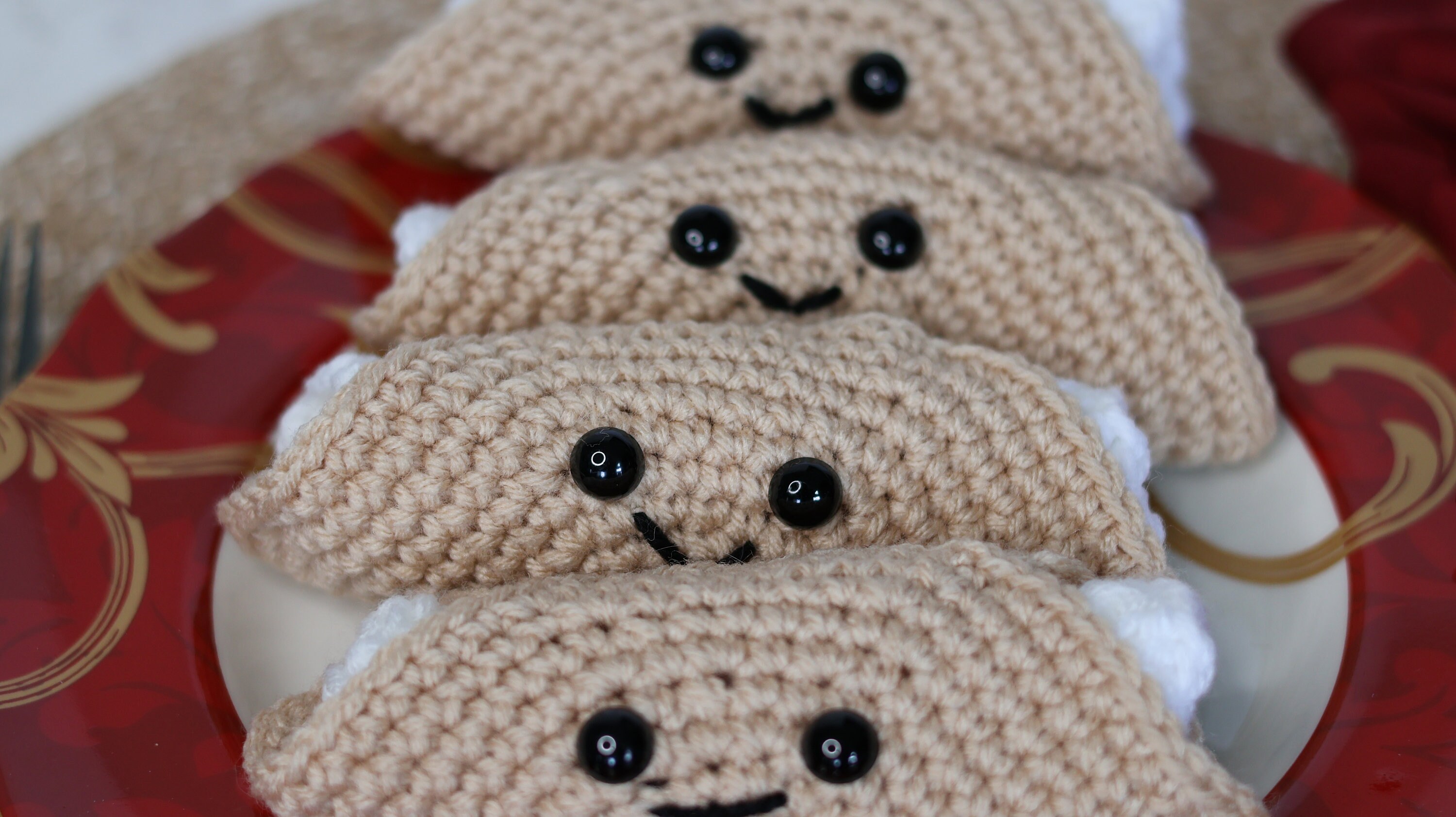 Crochet Cannoli Plushie: Handmade Stuffed Dessert Toy - Etsy