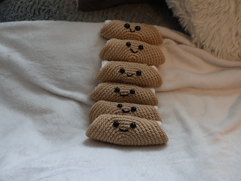 Crochet Cannoli Plushie: Handmade Stuffed Dessert Toy - Etsy