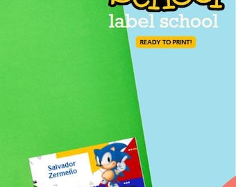 MARIO BROS VIDEOGAME Name Labels Printable Name Labels for School ...