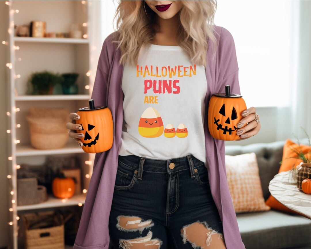 Halloween Puns Are Corny Shirt, Halloween Shirt, Halloween Gift, Shirts ...
