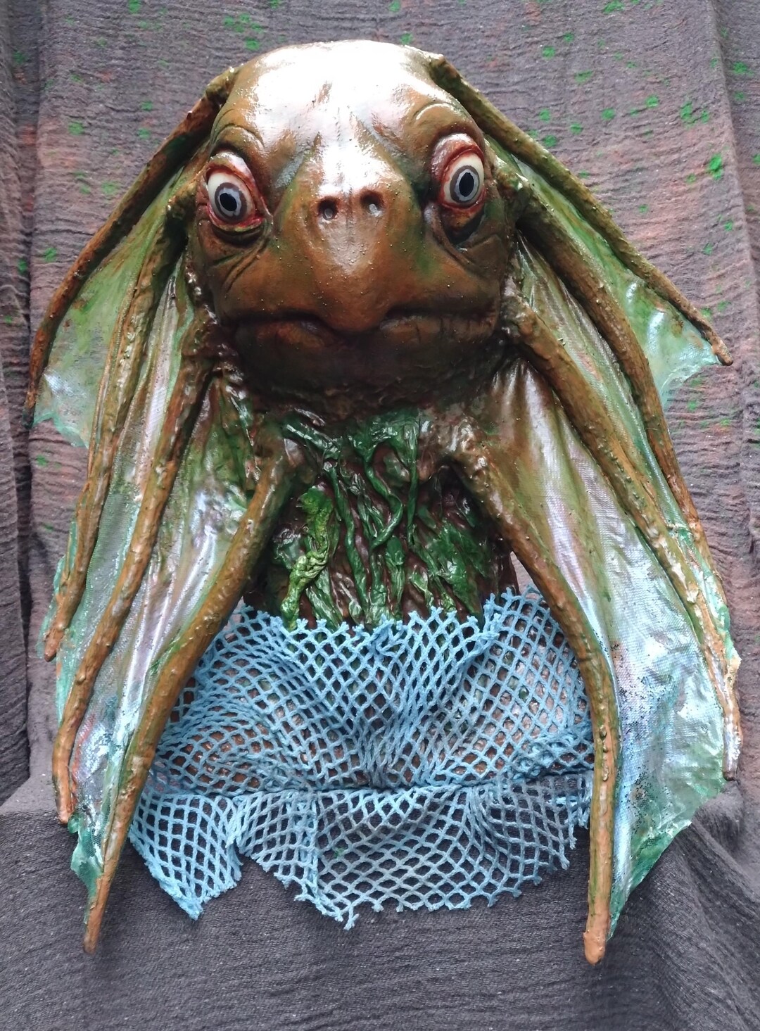 Doctor Who Sea Devil 1:1 Scale Mixed Media Wall Hanger Half Bust - Etsy UK