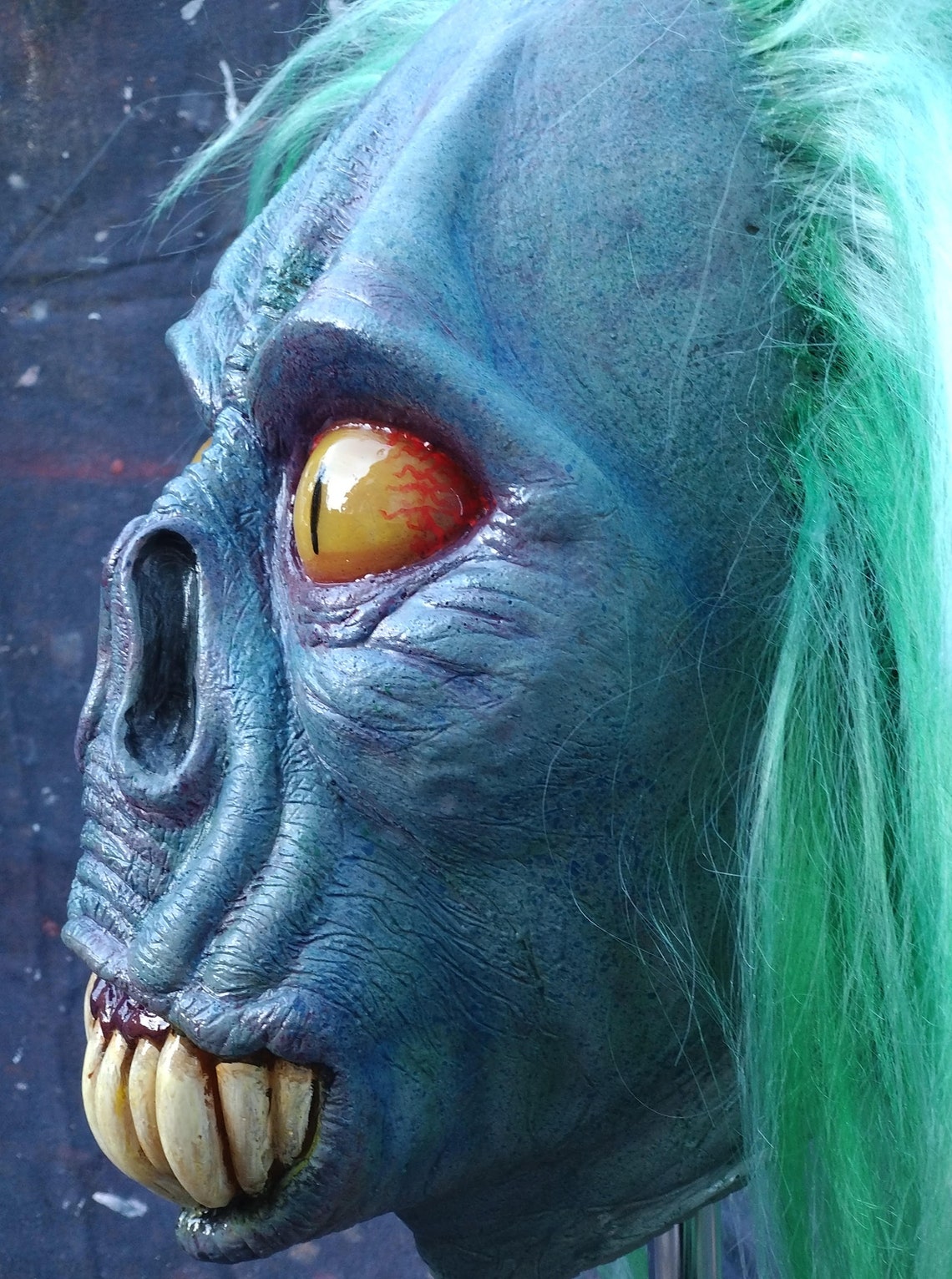 Tunnel Nightmare Latex Mask Uncut Display Copy Skywald Nightmare No. 8 ...