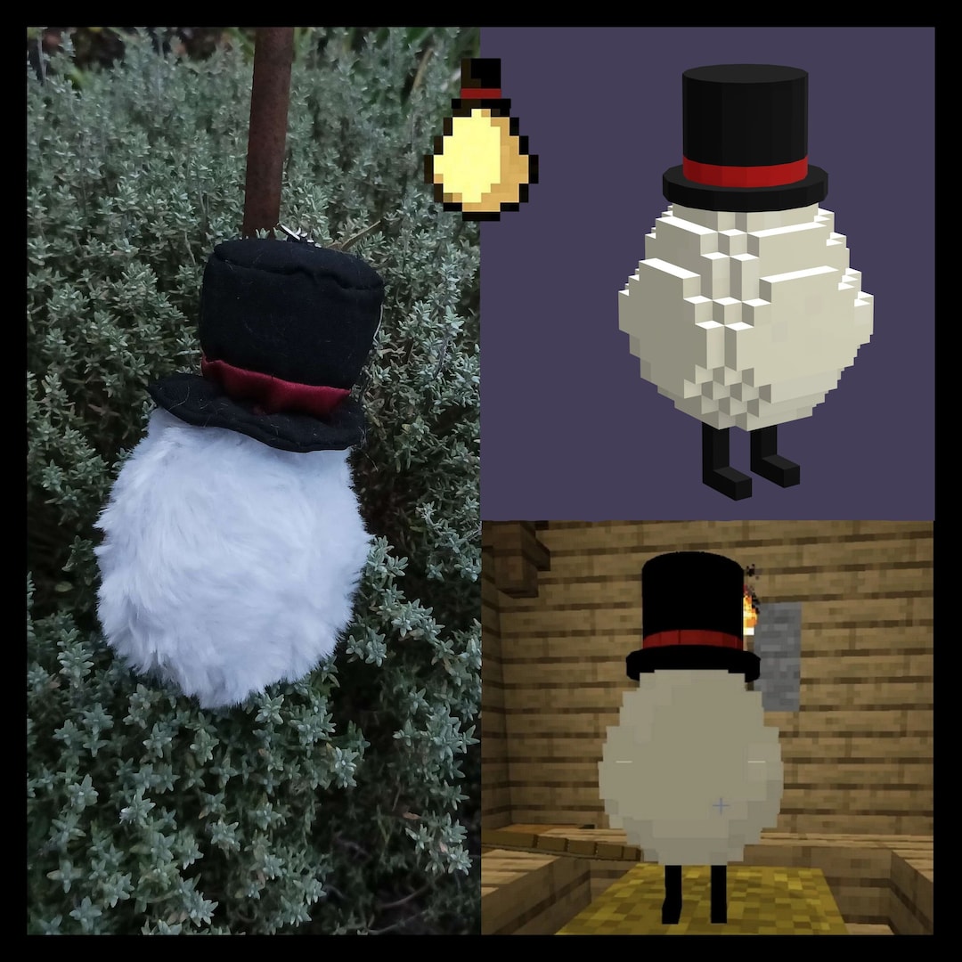 QSMP Dapper Egg Keychain Plush - Etsy