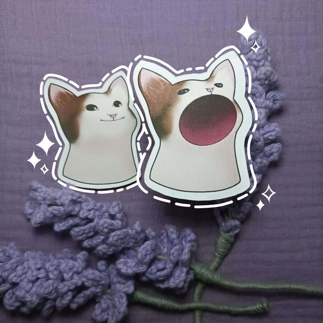 POP Cat Sticker - Etsy