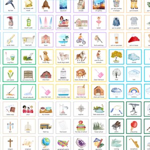 Editable Kids Daily Visual Routine Cards and Chore Chart, Daily Visual ...