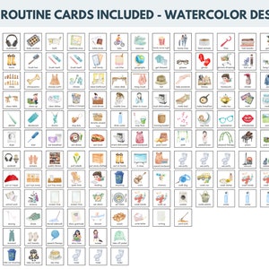 Editable Daily Tasks Routine Chart (150 Pack), Daily Visual Routine ...