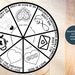 God Loves Us so Much Bible Coloring Wheel, Kids Bible Memory Game ...