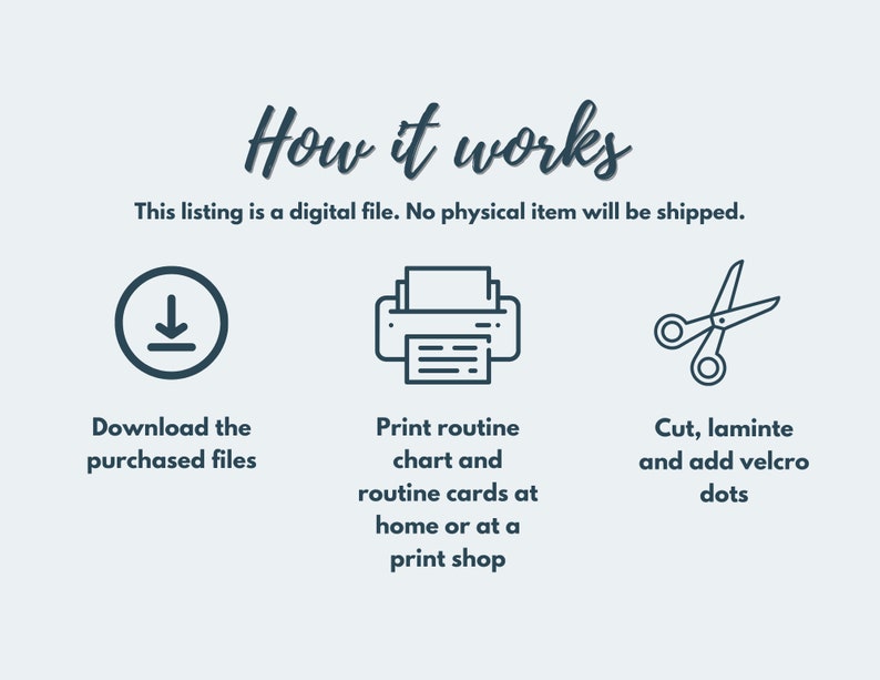 Editable Daily Tasks Routine Chart (150 Pack), Daily Visual Routine ...