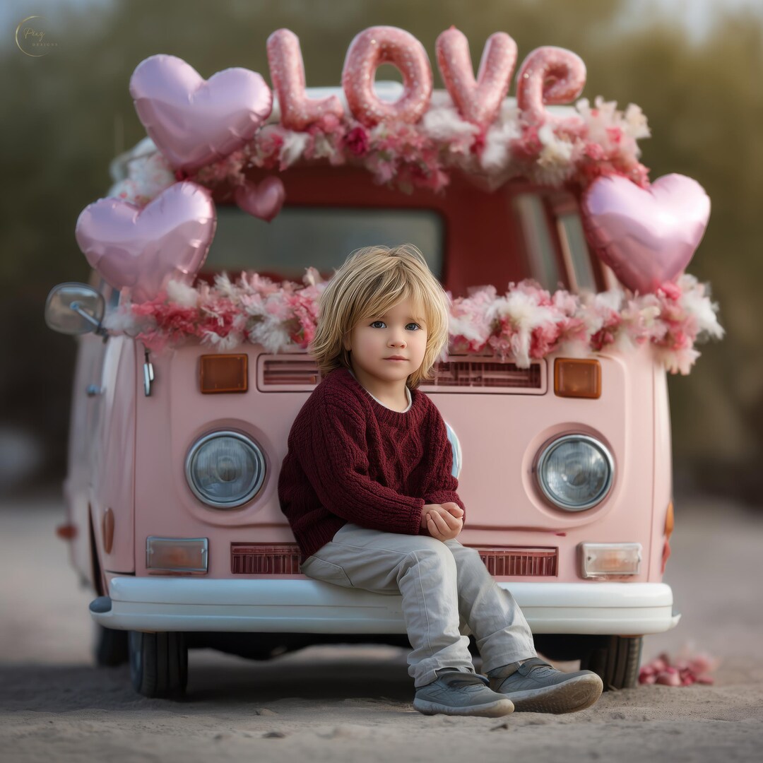 Valentines Day Digital Background, Love, Holiday Portrait Digital ...