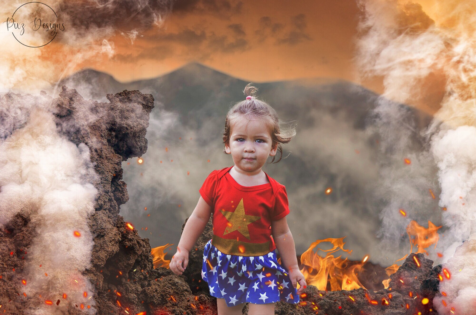 Super Hero Digital Background for Photography Compositions | Backdrop ...