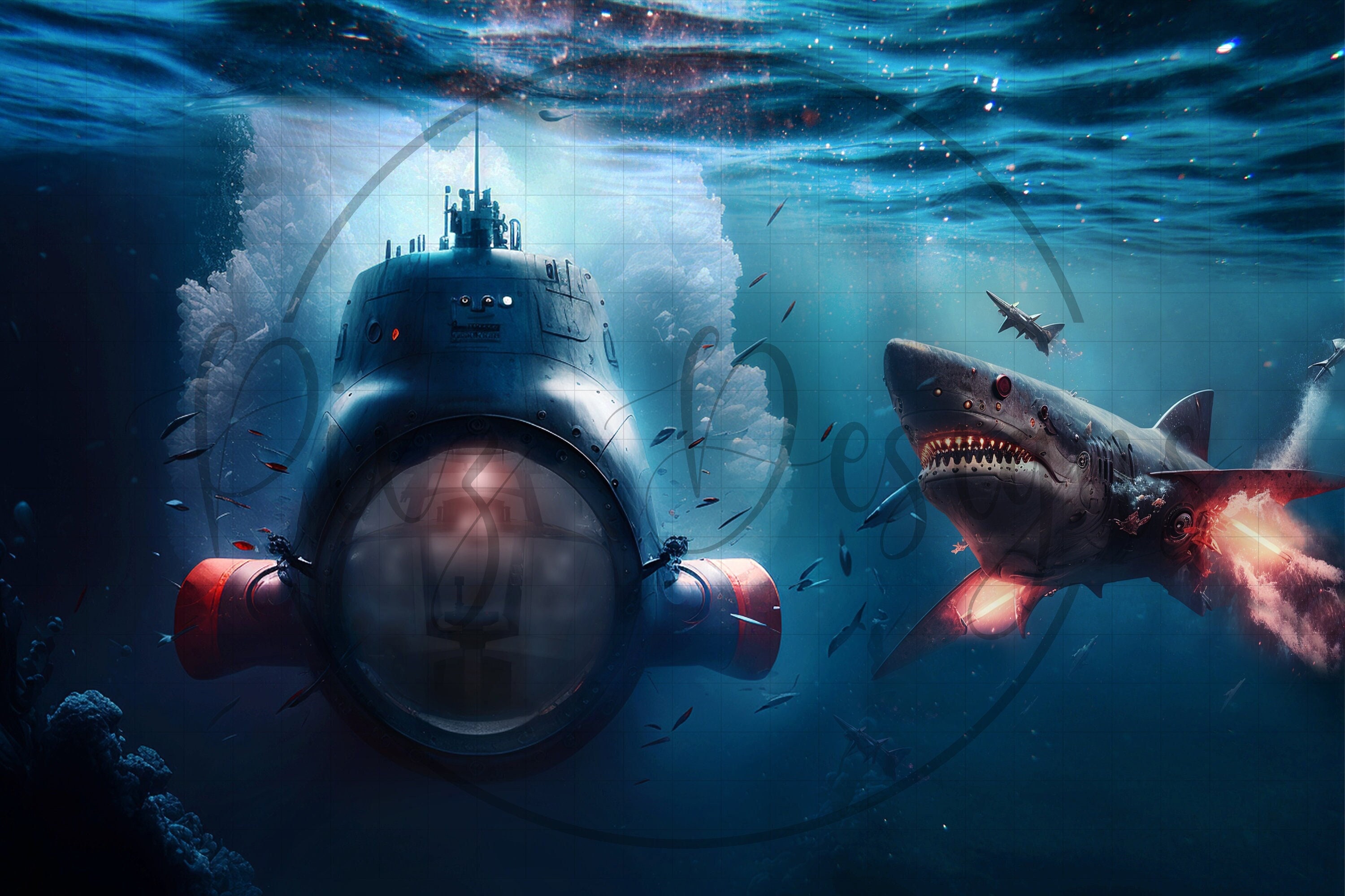 Great White Shark Submarine