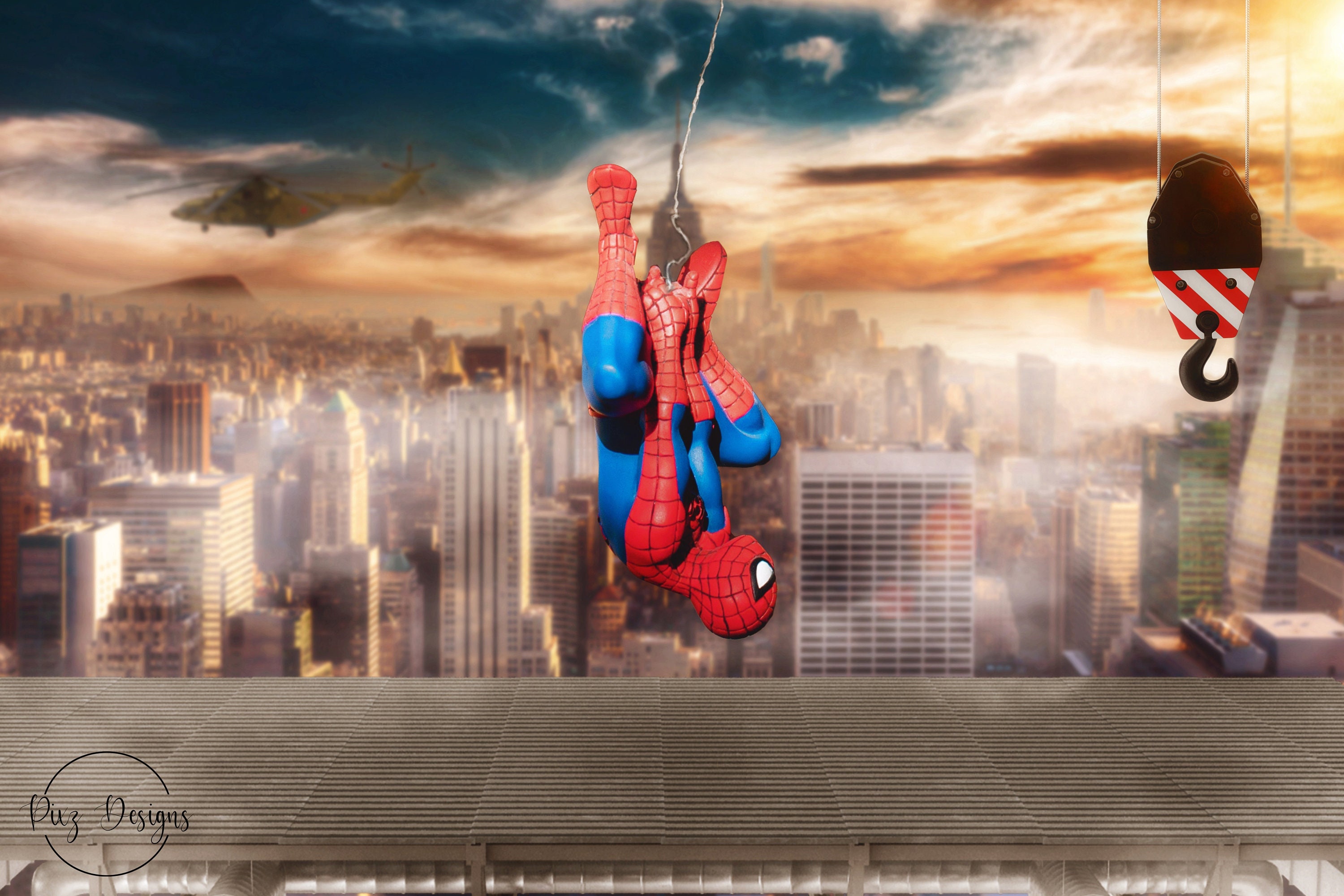 Super Hero Digital Background for Photography Compositions Backdrop for ...