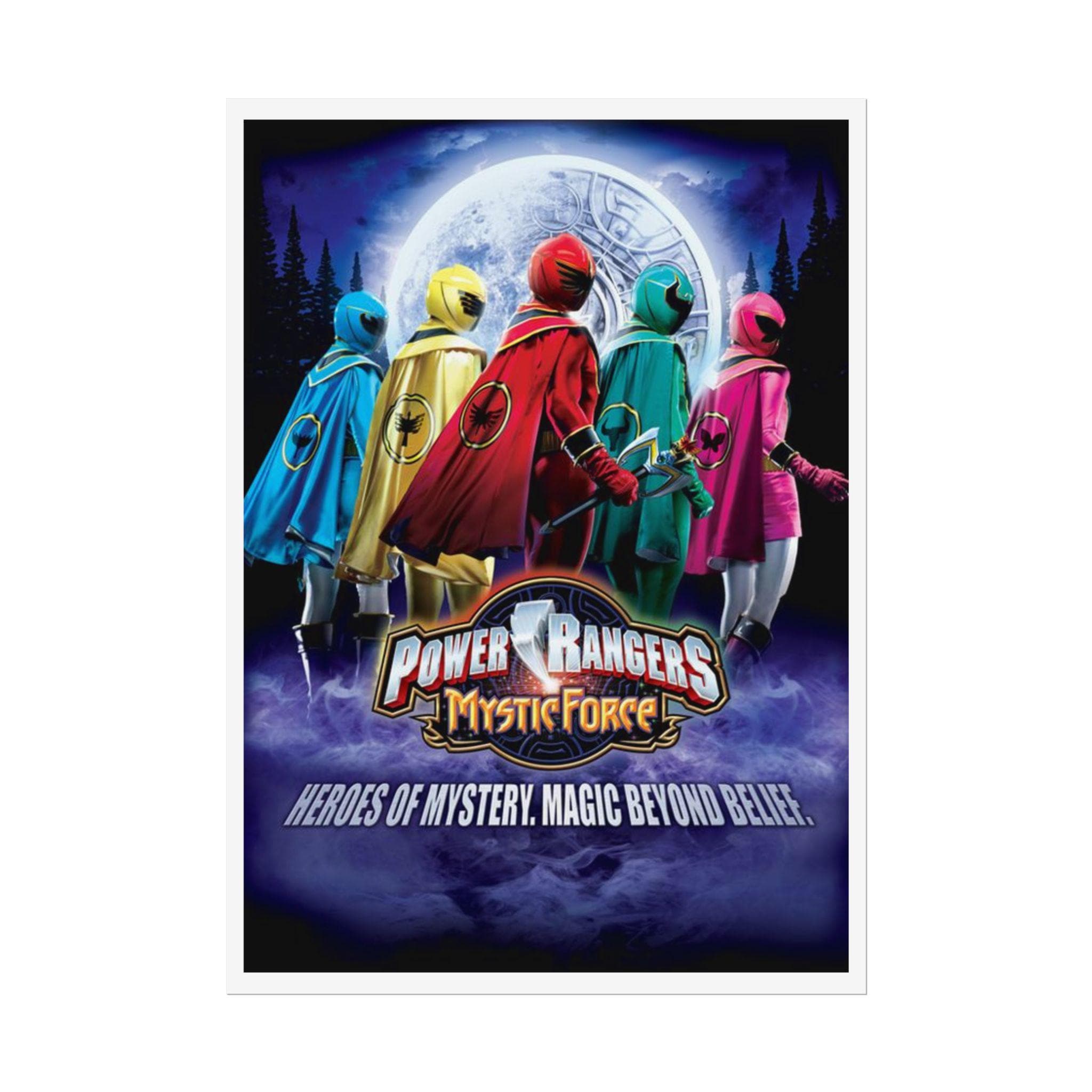 Power Rangers Mystic Force Poster - Etsy