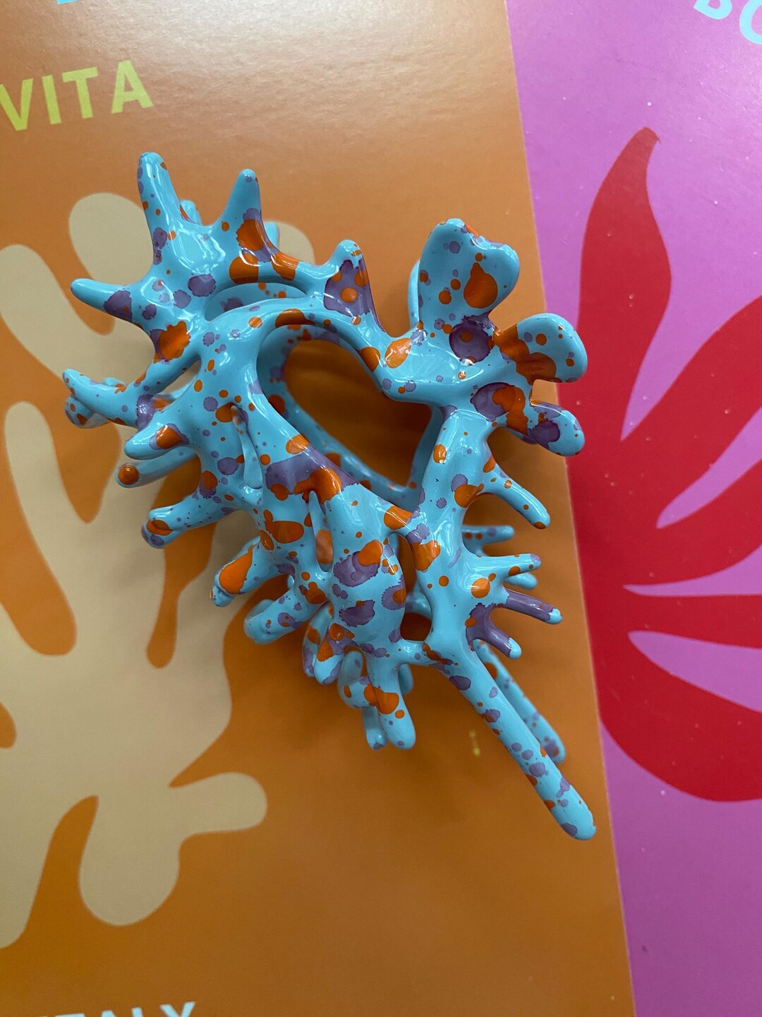 Women's Conch Shell Hair Claw Clip Perfect Gift Back to School Shiny ...