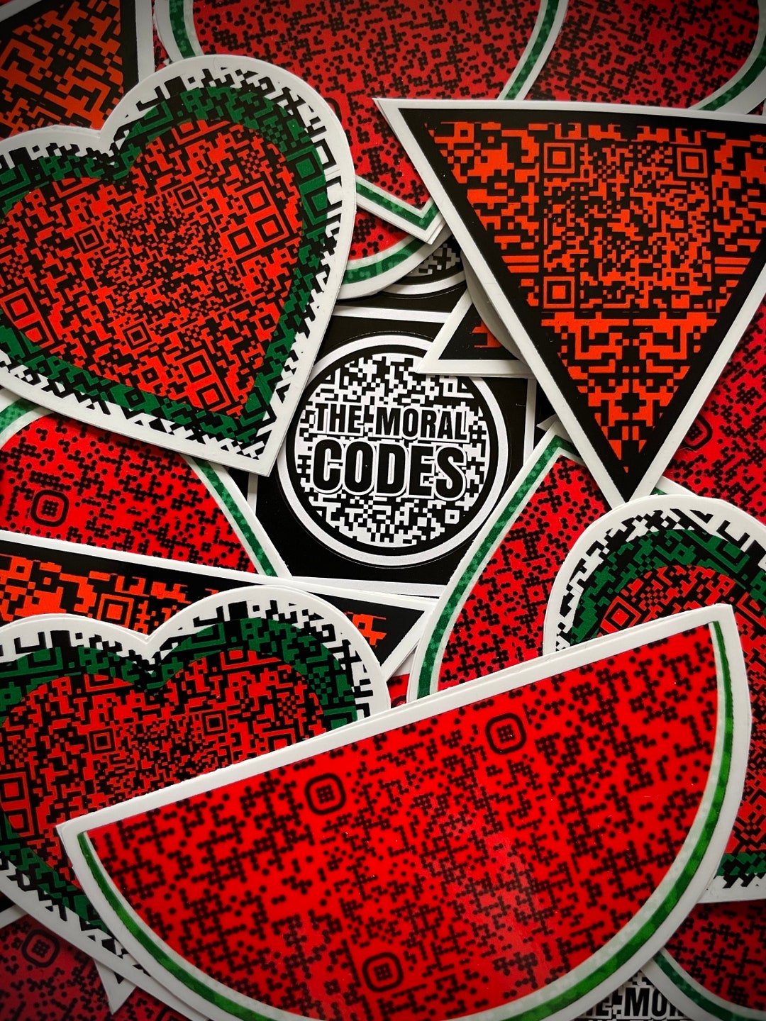 Customised Dynamic QR Code Stickers X 100 - Etsy