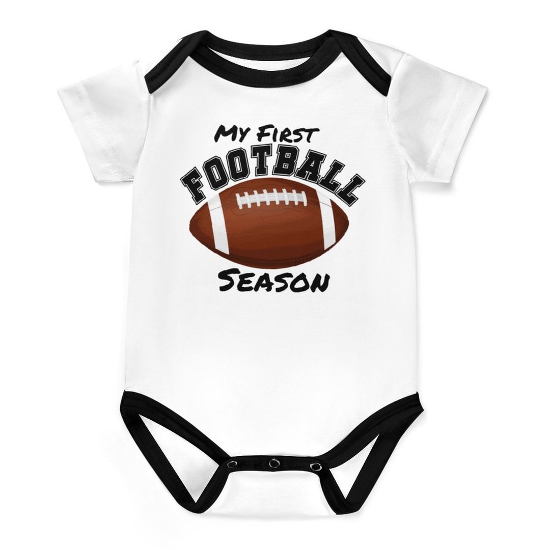 Baby's First Football Season Onesie - Personalized Newborn Sports Fan ...