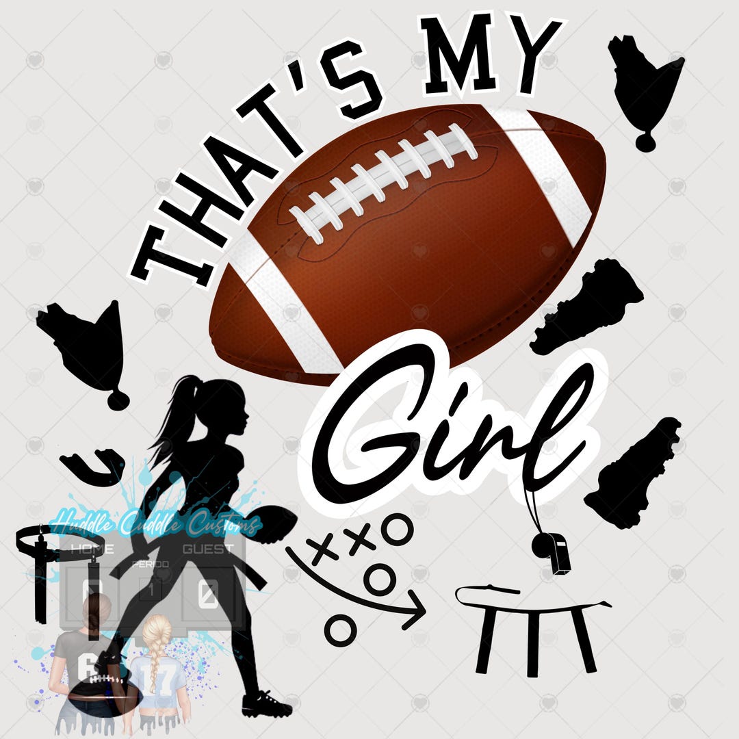 Females in Flag Football Png,that's My Girl Flag Football Png, Flag ...