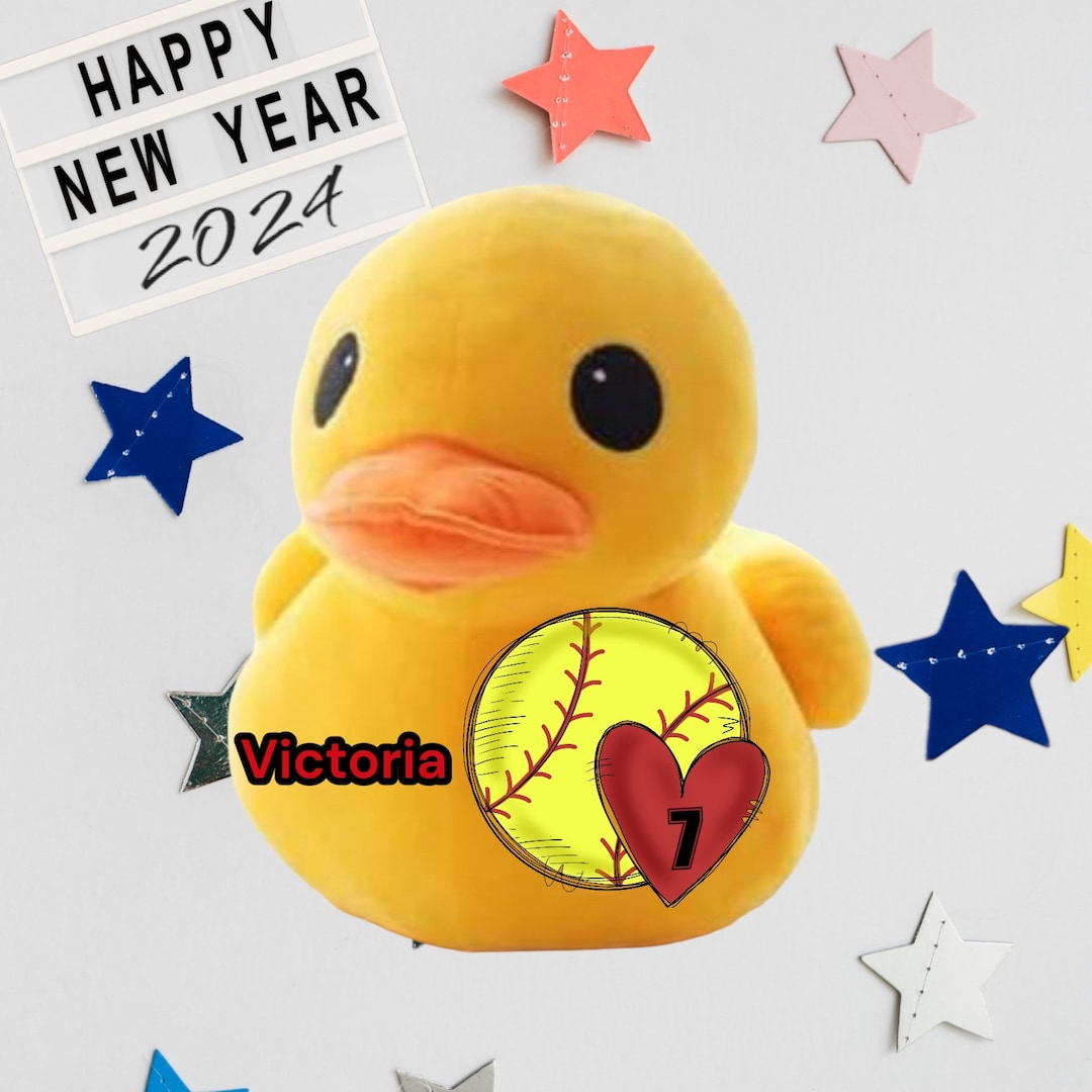 Custom Duck Cheer Comp Gift for Competition Plushie Gift for Kid Custom ...